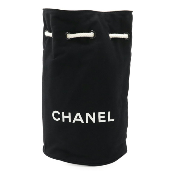 CHANEL | Bags | Chanel Logo Pool Bag Shoulder Bag Drawstring Sports ...